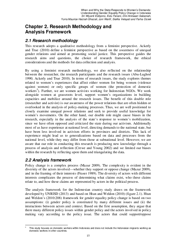 (PDF) Chapter 2. Research Methodology and Analysis Framework