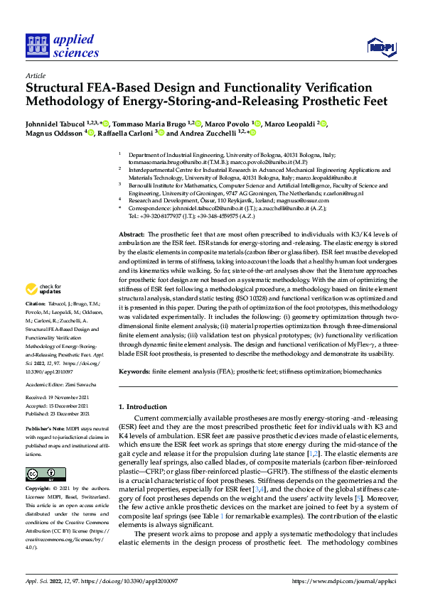 (PDF) Structural FEA-Based Design and Functionality Verification ...