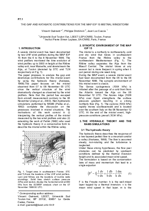 (PDF) P7.1 the Gap and Katabatic Contributions for the Map Iop 15 ...