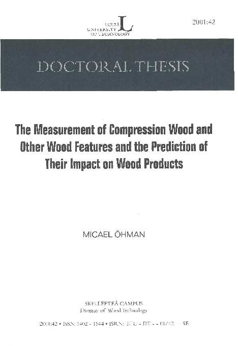 (PDF) The measurement of compression wood and other wood features and ...
