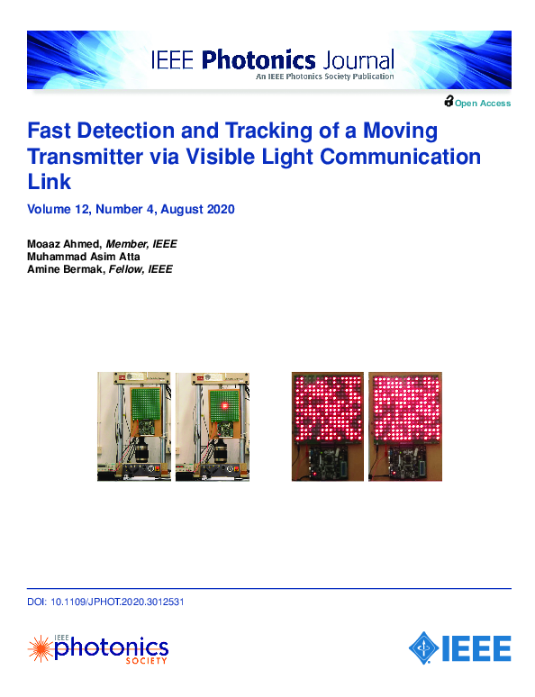 (PDF) Fast Detection and Tracking of a Moving Transmitter via Visible Light Communication Link ...