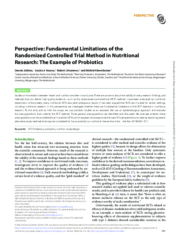 (PDF) Perspective: Fundamental Limitations of the Randomized Controlled ...