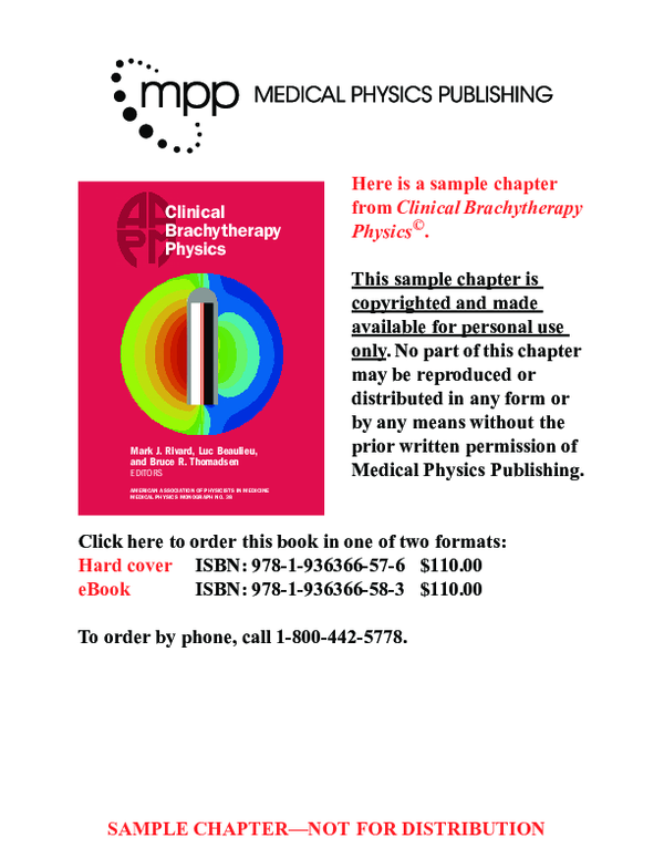 (PDF) High-dose-rate Brachytherapy for Prostate 193 HDR Prostate Needle ...