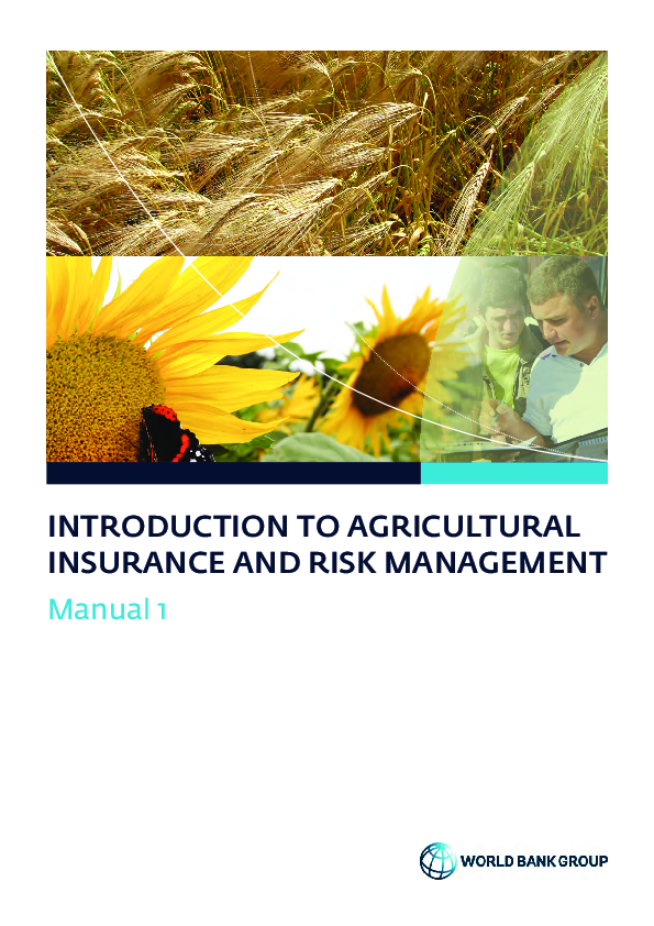 (PDF) Introduction to Agricultural Insurance and Risk Management