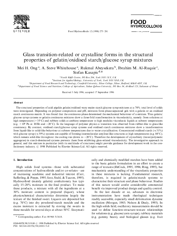 (PDF) Glass transition-related or crystalline forms in the structural ...
