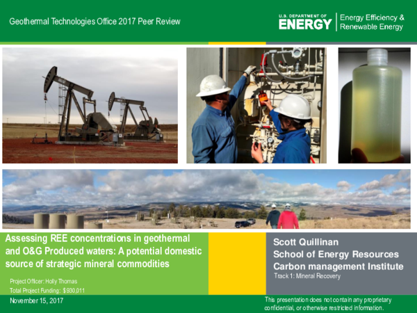 (PDF) Assessing rare earth element concentrations in geothermal and oil ...