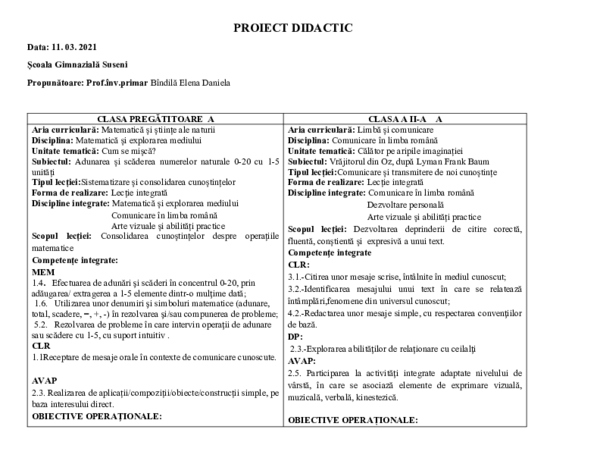 (DOC) Proiect mem clr grad i