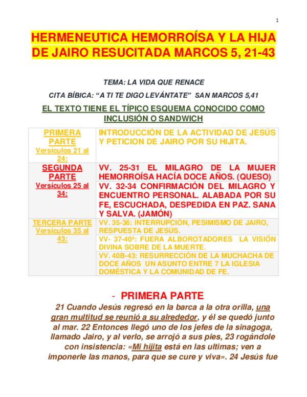 (PDF) MC 5 21 43 HEMORROISA E HIJA DE JAIRO REVIVIDA