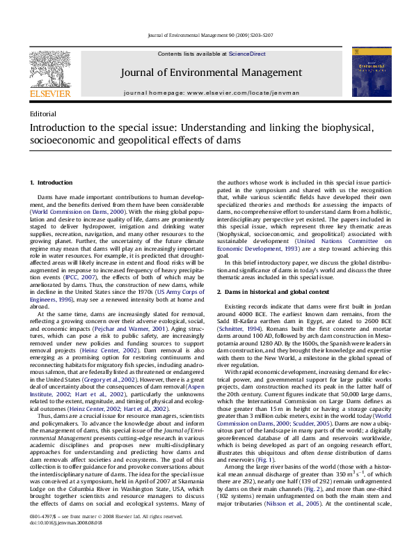 Pdf Introduction To The Special Issue Understanding And Linking The Biophysical