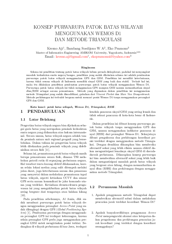 (PDF) Konsep Purwarupa Patok Batas Wilayah Menggunakan Wemos D1 Dan ...