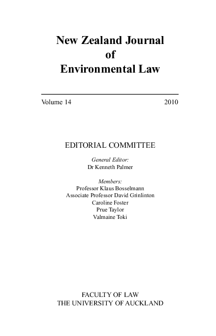 (PDF) Legislative Implications of Managing Disaster Waste in New Zealand