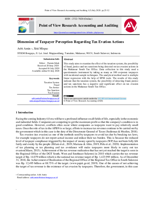 (PDF) Point of View Research Accounting and Auditing