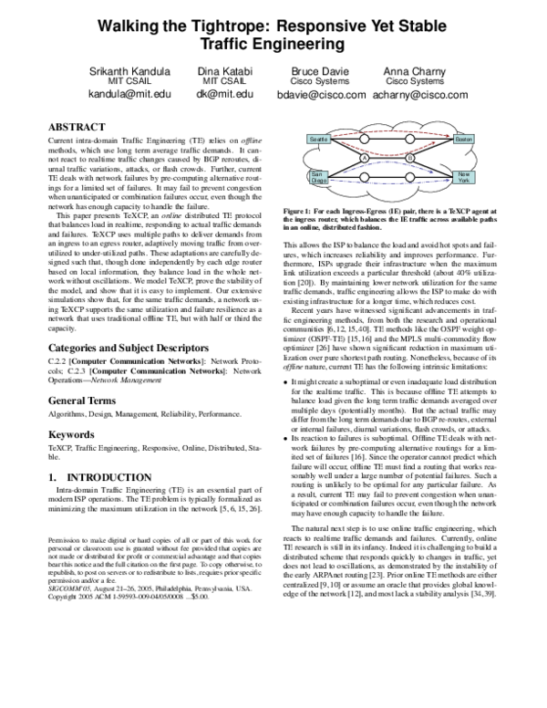 (PDF) Walking the tightrope