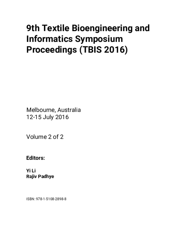 (PDF) Waterproof breathable polyurethane coating on textile substrate ...