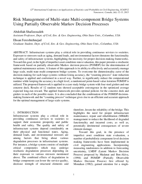 (PDF) Risk management of multi-state multi-component bridge systems ...