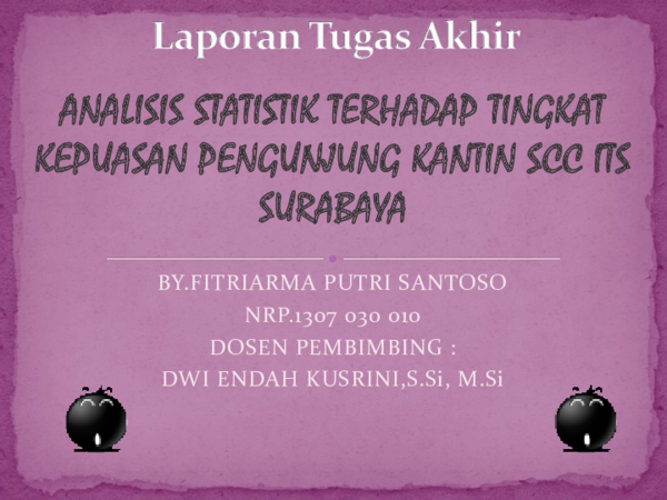 (PDF) Analisis Statistik Terhadap Tingkat Kepuasan Pengunjung Kantin ...