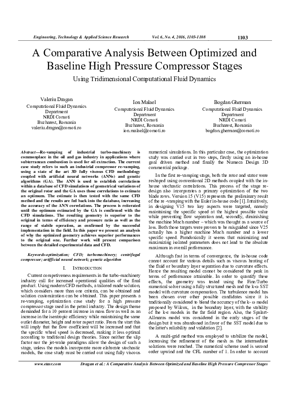 (PDF) A Comparative Analysis Between Optimized and Baseline High ...
