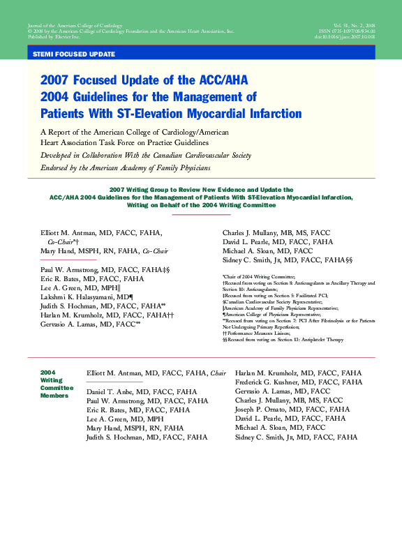 (PDF) 2007 Focused Update of the ACC/AHA 2004 Guidelines for the ...