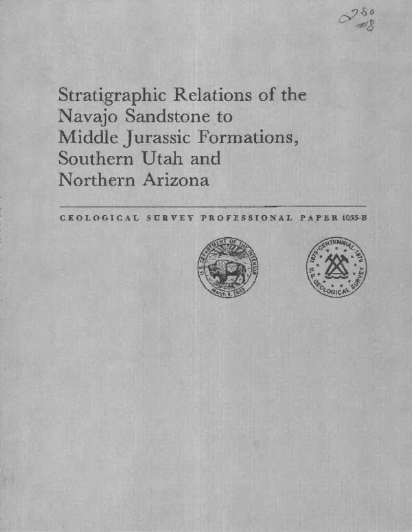 (PDF) Stratigraphic relations of the Navajo Sandstone to Middle ...