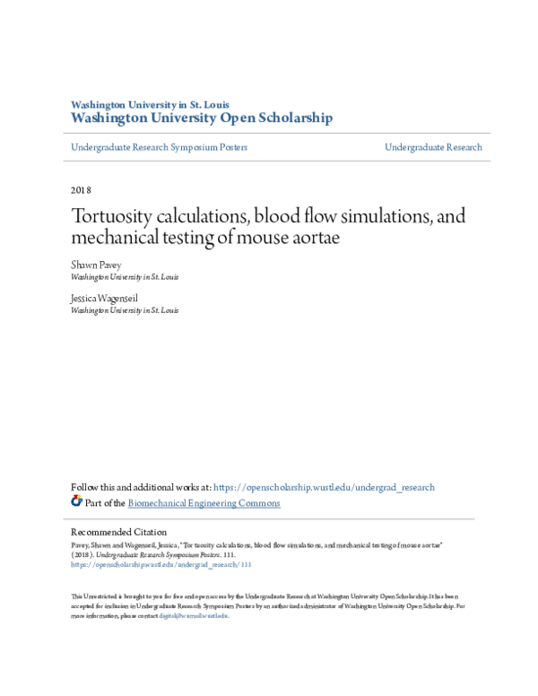 (PDF) Numerical Simulations of Blood Flow Inside a Mechanical Heart Valve