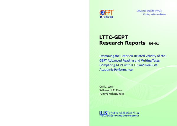 (PDF) Examining the criterion-related validity of the GEPT advanced ...