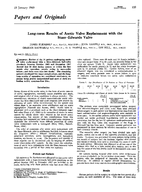 (PDF) Long-term results of aortic valve replacement with Edwards Prima ...