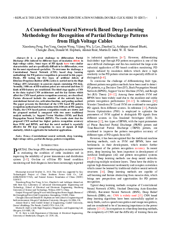 Pdf A Convolutional Neural Network Based Deep Learning Methodology For Recognition Of Partial