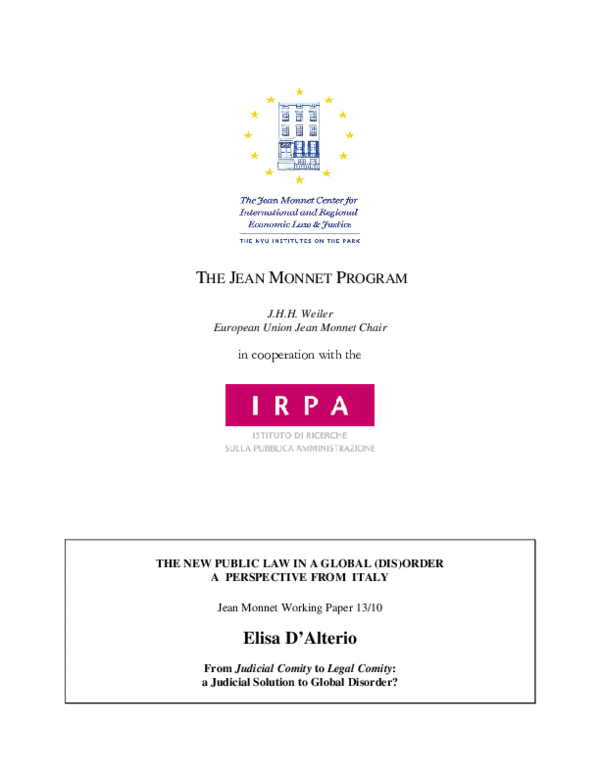 (PDF) The Jean Monnet Program