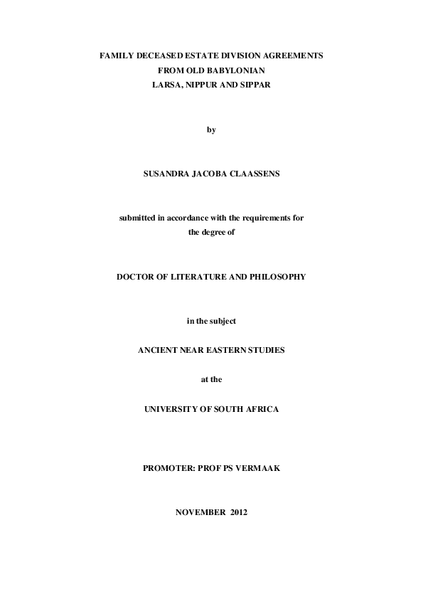 (PDF) Ancient Near Eastern Studies