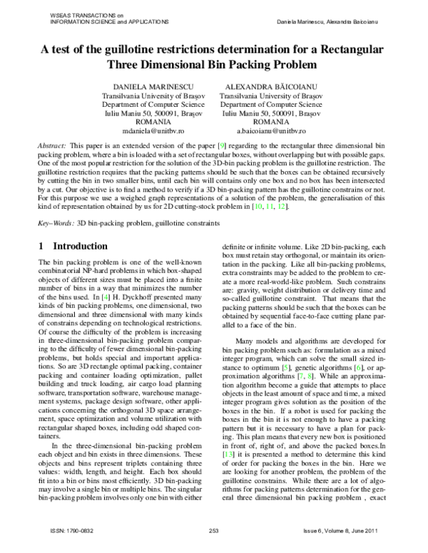 (PDF) A test of the guillotine restrictions determination for a ...