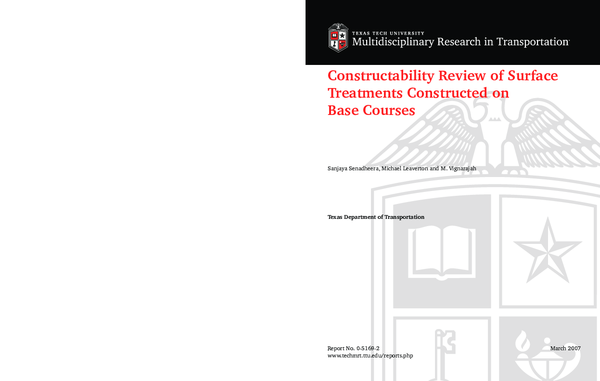 (PDF) Constructability Review of Surface Treatments Constructed on Base ...