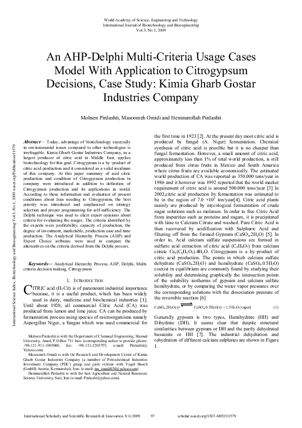 Pdf An Ahp Delphi Multi Criteria Usage Cases Model With Application