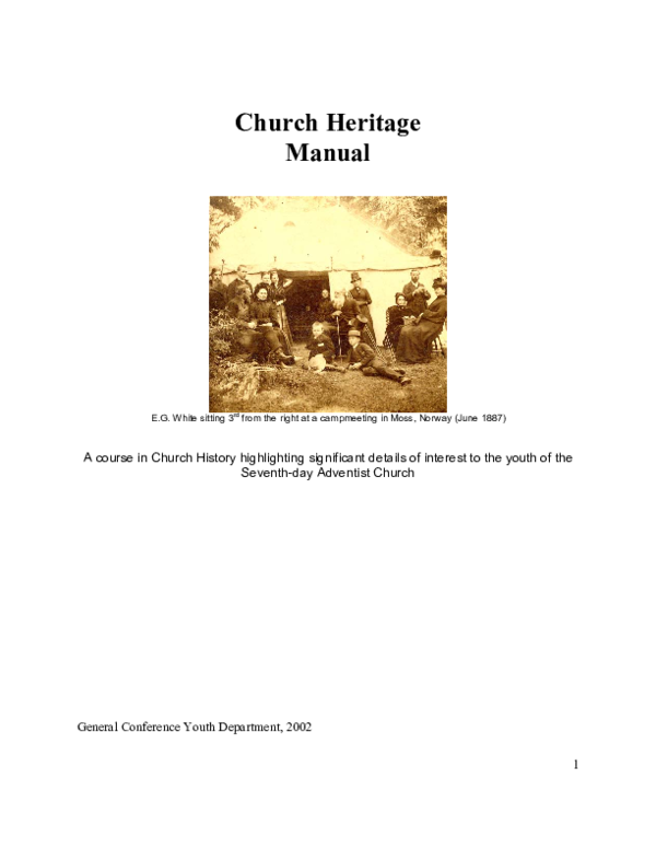(PDF) Church Heritage