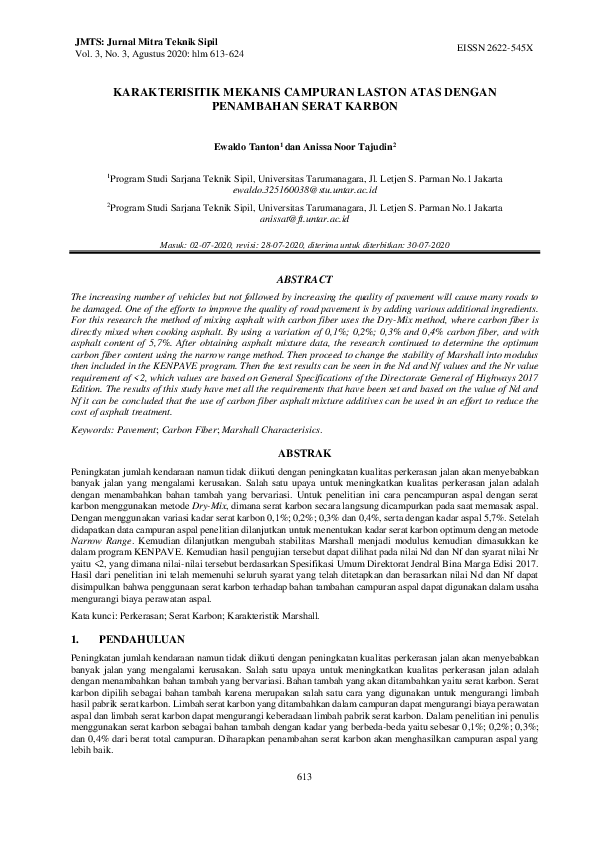 (PDF) Karakterisitik Mekanis Campuran Laston Atas Dengan Penambahan ...