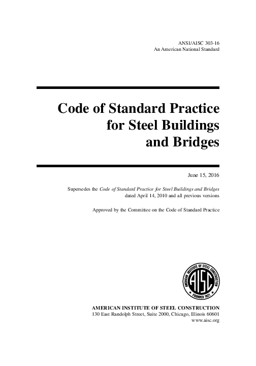 (PDF) AISC Bridge Tolerances