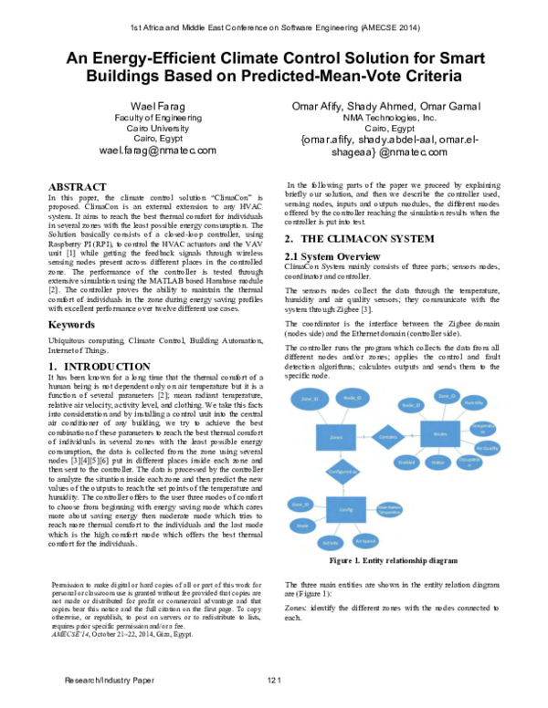 (PDF) An Energy-Efficient Climate Control Solution for Smart Buildings ...