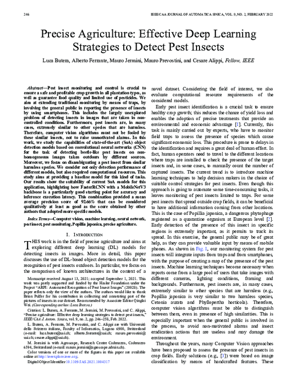 (PDF) Precise Agriculture: Effective Deep Learning Strategies to Detect ...