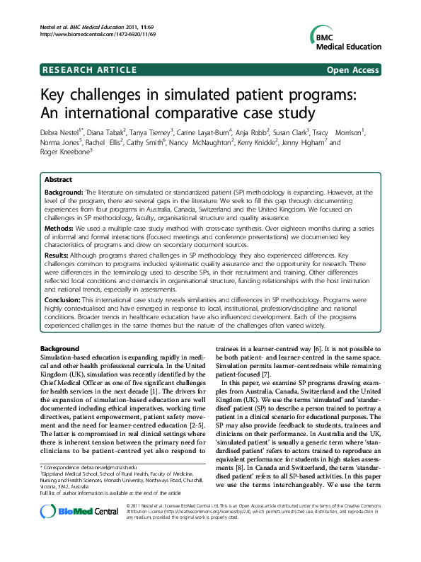 Pdf Research Article Open Access