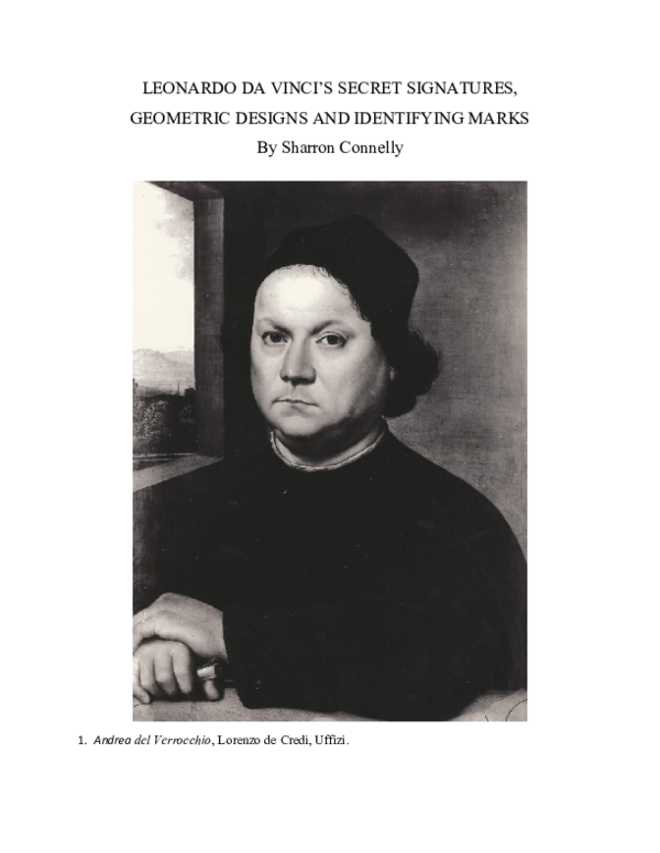 (DOC) LEONARDO DA VINCI'S SECRET SIGNATURES, GEOMETRIC DESIGNS AND ...