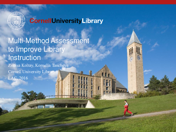(PDF) Multi-Method Assessment to Improve Library Instruction