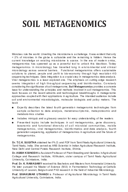 (PDF) Soil Metagenomics