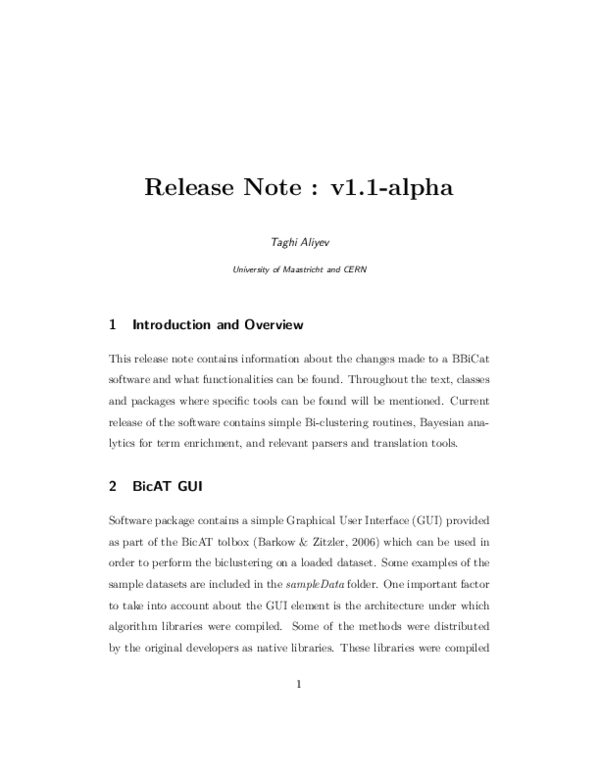 (PDF) Release Note : V1.1-Alpha