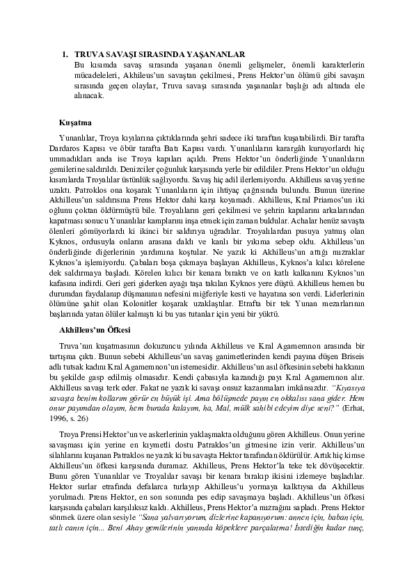 (PDF) TRUVA SAVAŞI ESNASINDA YAŞANANLAR