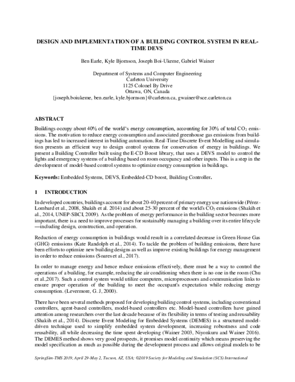 pdf-design-and-implementation-of-a-building-control-system-in-real-time-devs-joseph-boi