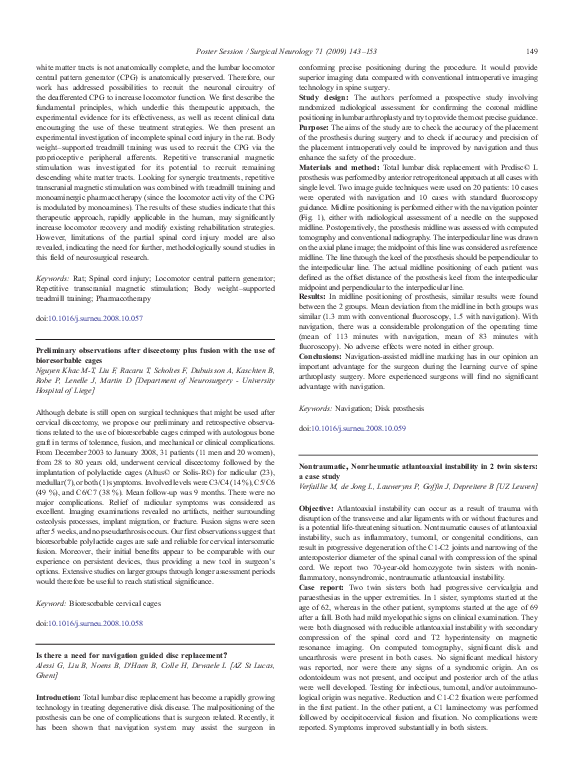 (PDF) Is there a need for navigation guided disc replacement?