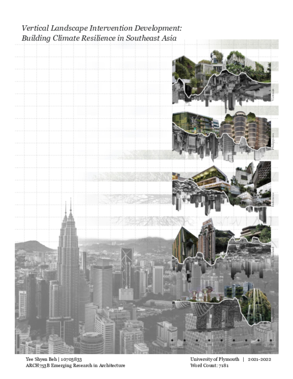 (PDF) Vertical Landscape Intervention Development: Building Climate ...