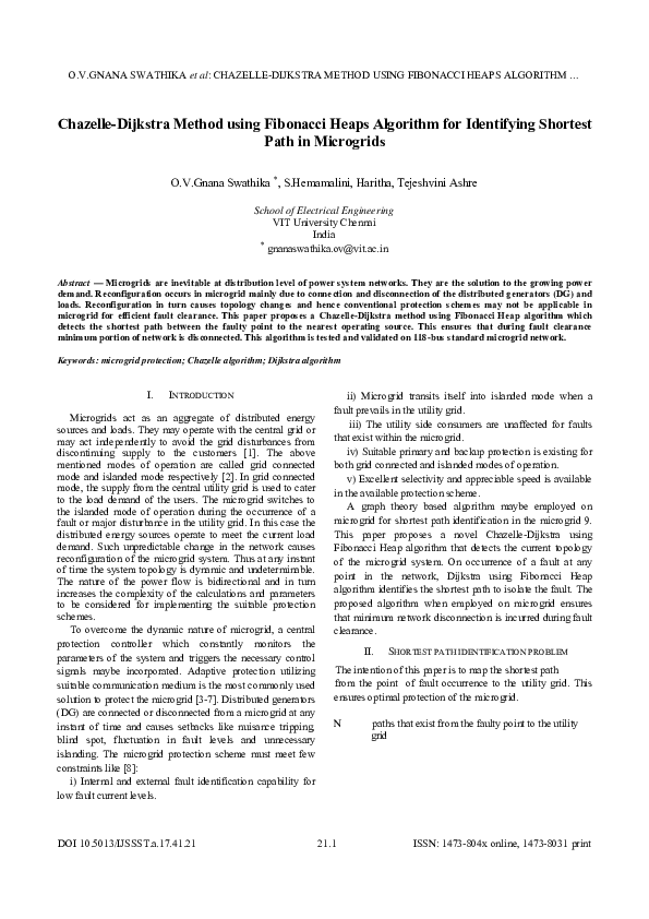 Pdf Chazelle Dijkstra Method Using Fibonacci Heaps Algorithm For