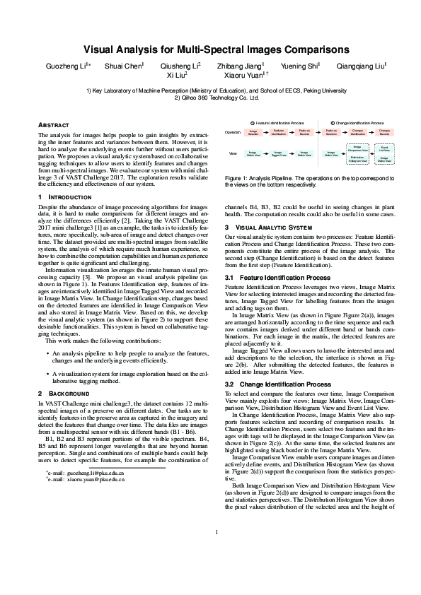 (PDF) Visual Analysis for Multi-Spectral Images Comparisons