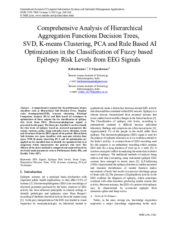 (PDF) Comparison of hierarchical aggregation functions decision Trees and Rule Based AI ...