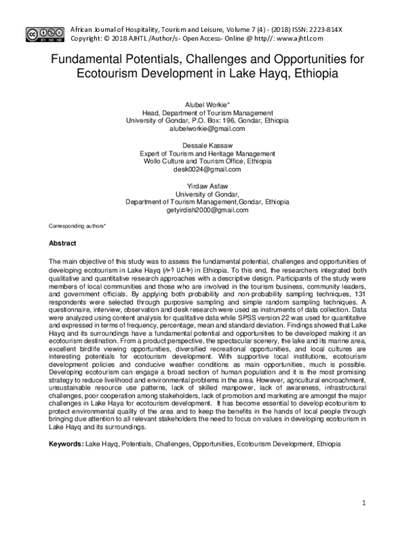 (PDF) Fundamental Potentials , Challenges and Opportunities for ...